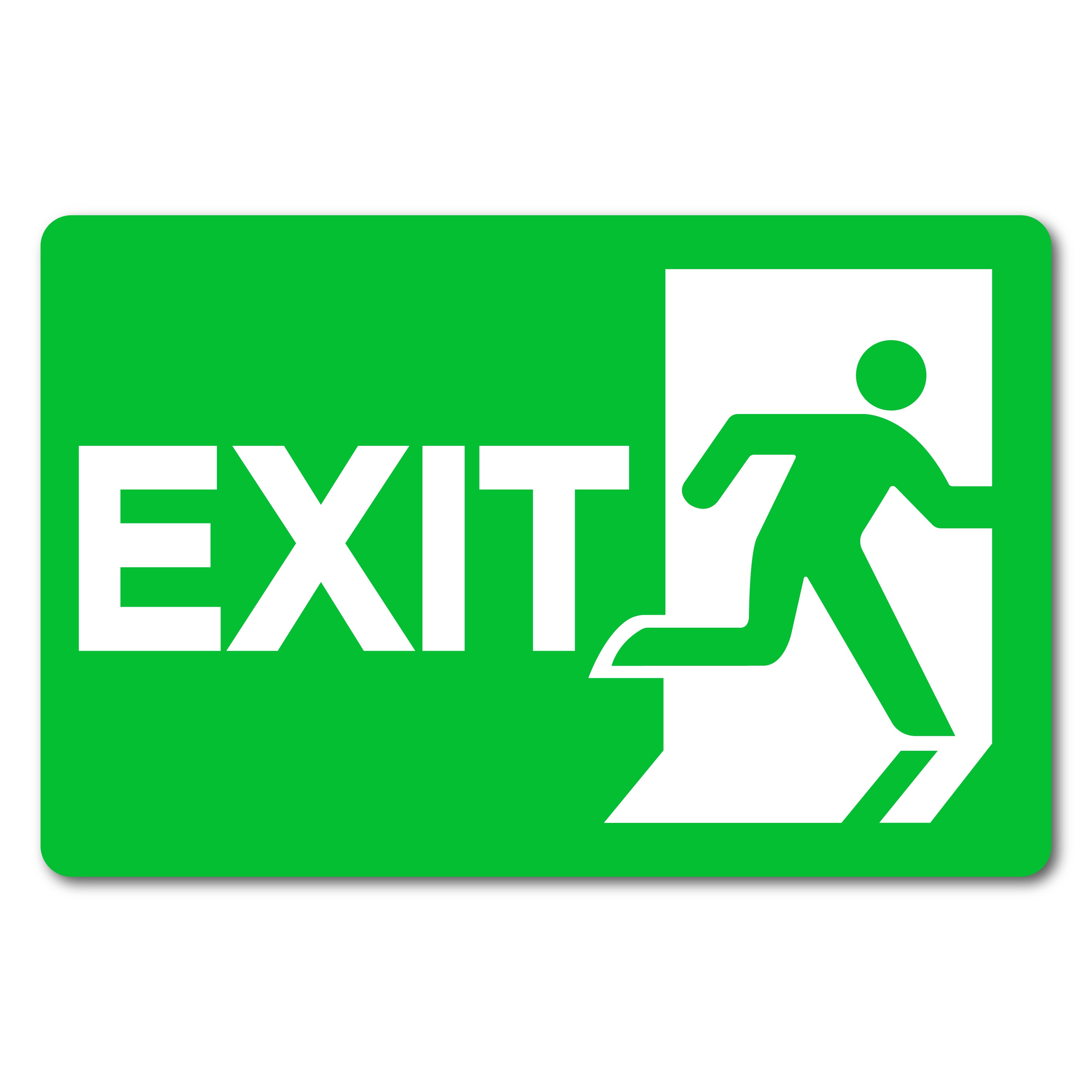 46cm x 30cm Exit Labels - Pack of 2 – Labels.co.za