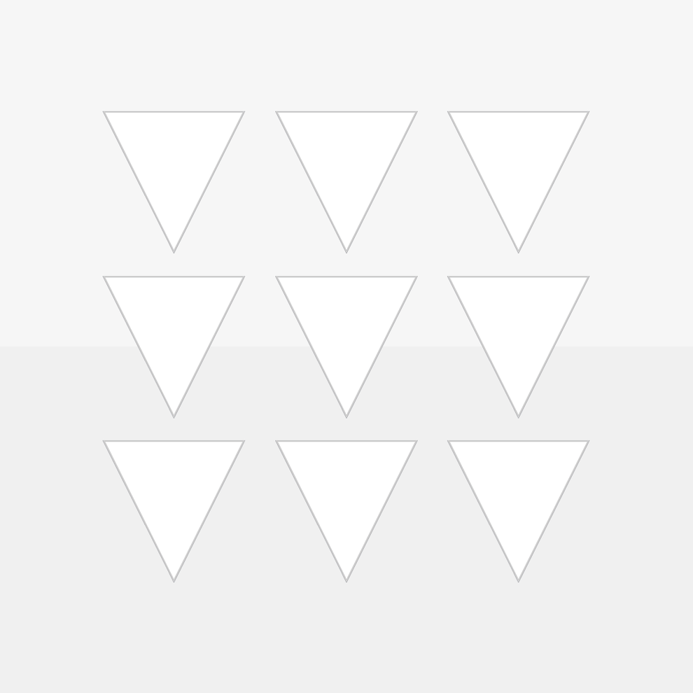 Triangle Pattern - White wall decal room stickers | Labels.co.za